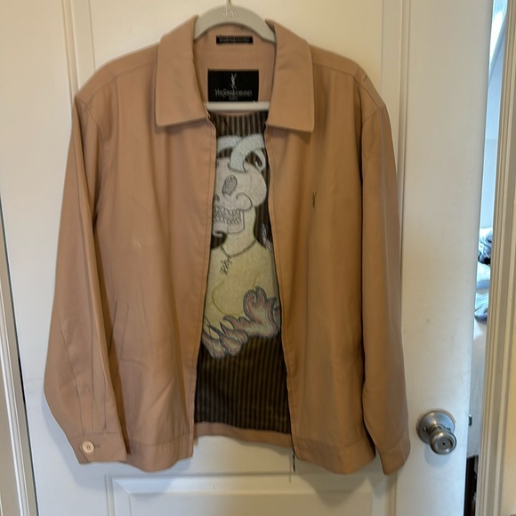 Yves Saint Laurent | Jackets & Coats | Ysl Hand Embroidered Jacket ...